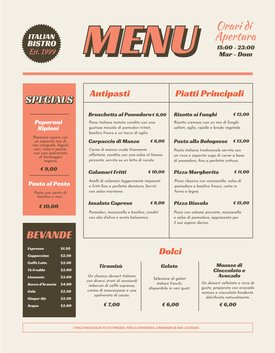 Come Creare un Menù Attrattivo per il Ristorante | Quandoo for ...